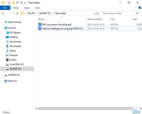 How To Convert PDF Format To Word PDF To Word Operation Method On Windows 10 SanPDF