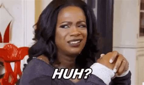 Lady Saying Huh 