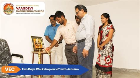 Two Days Workshop On Iot With Arduino Vaagdevi Engineering College