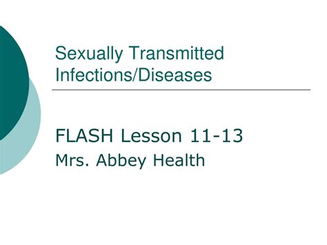 Ppt Sexually Transmitted Infectionsdiseases Powerpoint Presentation