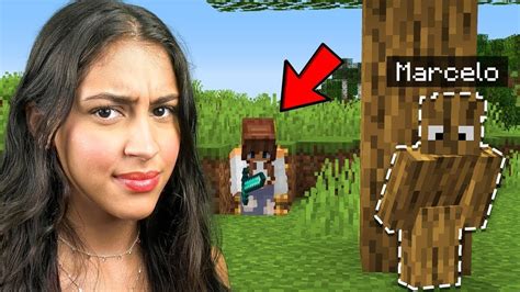 Trollei Minha Amiga Com Disfarce No Esconde Esconde Youtube