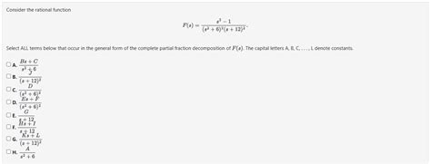 solved consider the rational