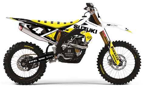 Kit Déco Suzuki Rm Rmz Mercure 65 70 85 110 125 250 450