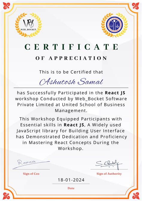 Completed Reactjs Workshop By Webbocket Ashutosh Samal Posted On