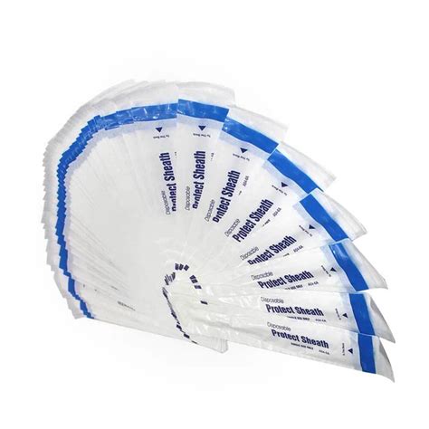 100 Pieces Set Disposable Protect Sheath Dental Intraoral Camera Sleeve