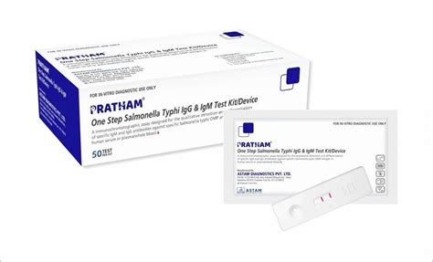Pratham One Step Salmonella Typhi Igg Igm Test Kit At ₹ 20 Piece Typhoid Test Kit In Bhiwadi