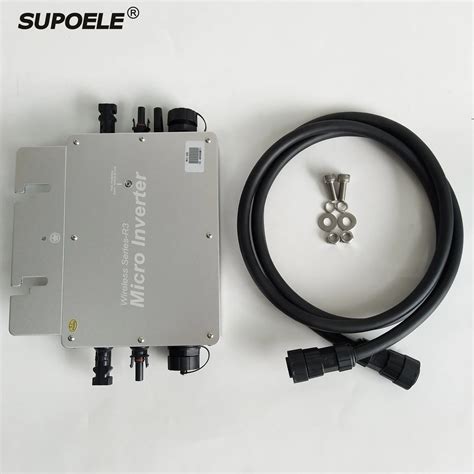 최신 방수 Ip65 Wvc600 Mppt 태양 광 그리드 타이 마이크로 인버터 마이크로 인버터 600w 반전 와이파이 433mhz 통신 Micro Inverter Grid