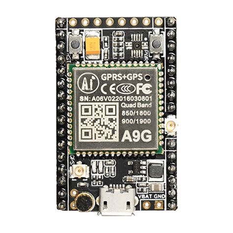 How To Use A9g Module Pinouts Specs And Examples Cirkit Designer