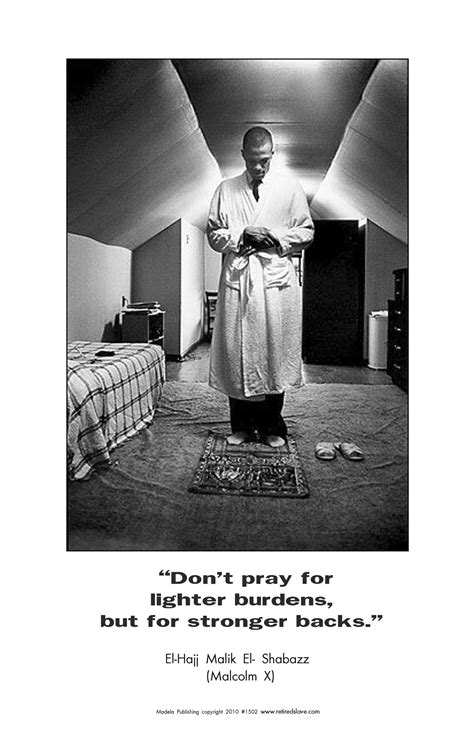 Malcolm X Praying