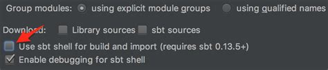 Scala Use Sbt Shell For Build And Import Stack Overflow