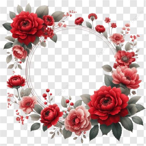 빨간 장미 프레임 아름다움 설계 빨간색 Png 일러스트 및 이미지 에 대한 무료 다운로드 Pngtree