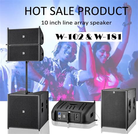 10 Inch Line Array Speakers Professional Audio System