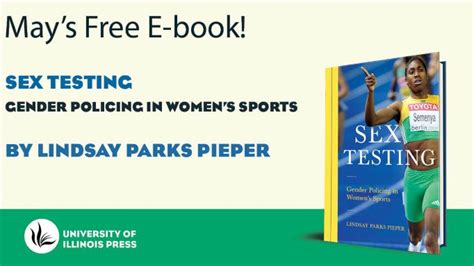 Free Ebook Giveaway Sex Testing Illinois Press Blog
