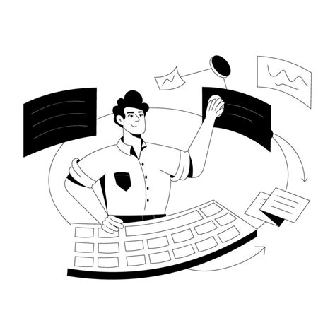 Trendy Project Management 26528929 Vector Art At Vecteezy