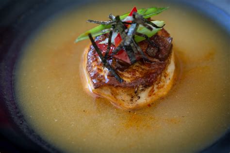 fancy shmancy pan seared tallop tofu scallop the korean vegan