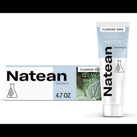 Bath And Body Natean Clean Whiten Fluoride Free Whitening Toothpaste