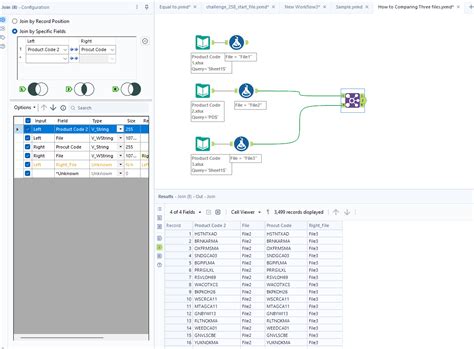 Solved How To Comparing Three Files Alteryx Community