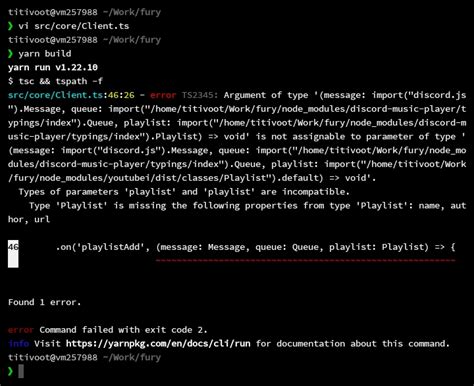Typescript Error Bug · Issue 118 · Sushibtwdiscord Music Player