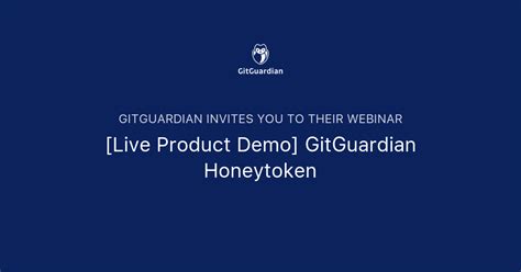 Live Product Demo Gitguardian Honeytoken Gitguardian