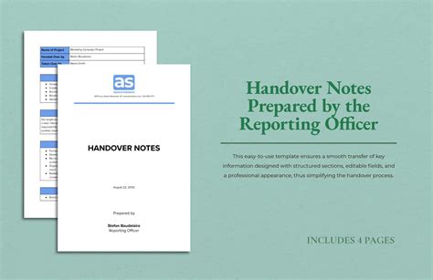 35 Handover Report Templates In MS Word PDF Google Docs 60 OFF