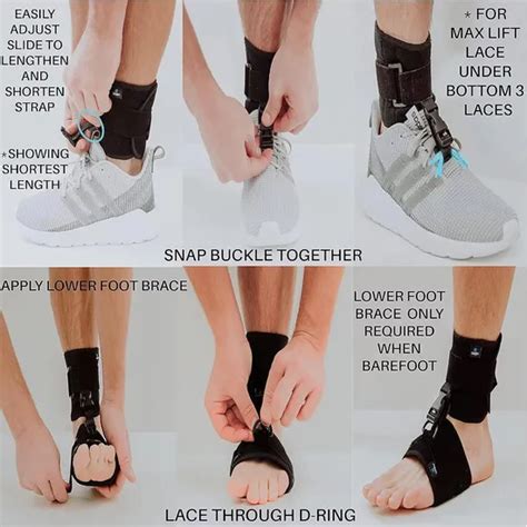 Extensor Tendonitis Foot Brace Drop Leaf Support Ankle Brace For