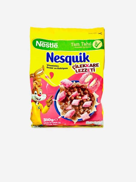 Готовый завтрак Nestle Несквик клубничные квадраты 310г (Турция ...