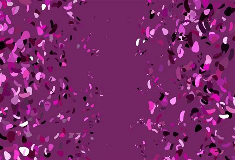 Light Pink Vector Pattern With Chaotic Shapes 3172490 Vector Art At