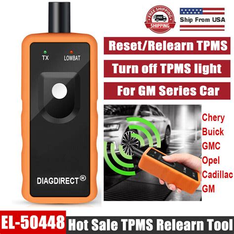 El 50448 Tpms Reset Tool Tire Pressure Monitor Sensor Relearn For Gmfordchevy Ebay