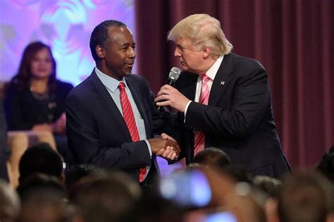 Ben Carson Urges Black Voters To Back Donald Trump Wsj