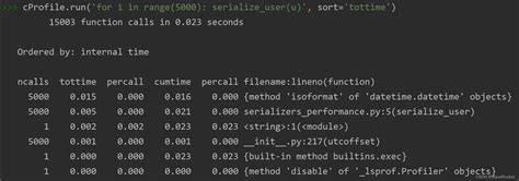 15、drf实战总结：2023 Drf框架序列化性能优化和cprofile性能基准测试（附源码）c语言 序列化框架性能对比 Csdn博客