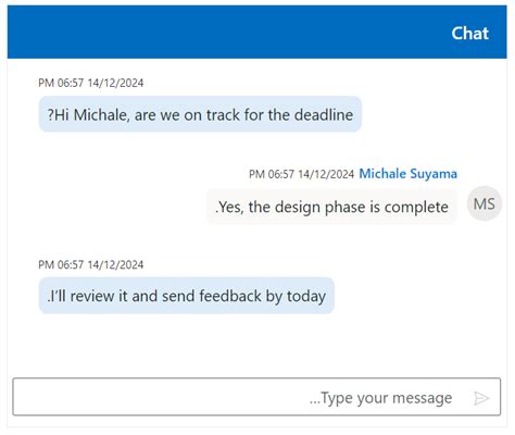 Globalization In Aspnet Mvc Chat Ui Control Syncfusion