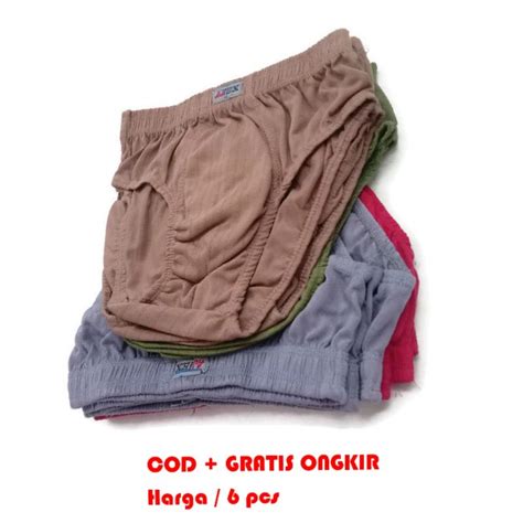 Jual 6 Pcs Cd Pria Dewasa Murah Sempak Pria Murah Ajitex Shopee