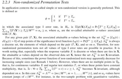 Hypothesis Testing Calculating Attainable Alpha Values Of Non