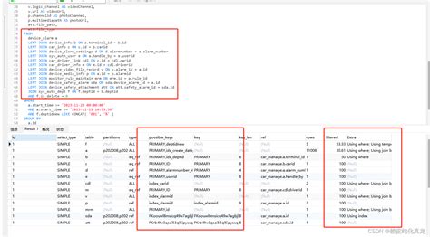 Sql查询优化实际案例