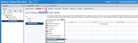 How To Schedule Tasks In VMware VCenter Server VMWARE BLOG