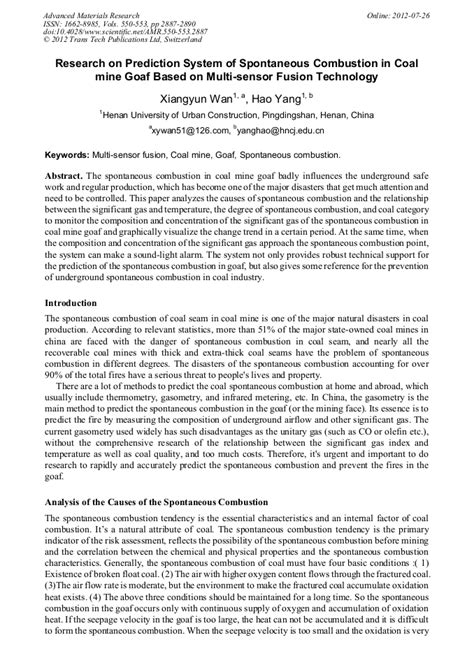 Research On Prediction System Of Spontaneous Combustion In Coal Mine Goaf Based On Multi Sensor