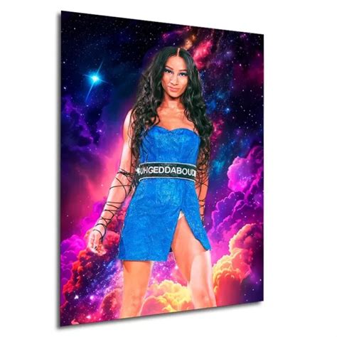 Sasha Banks Wwe Wrestling Model Diva Belles Aceo Art Print Card Par Rostar Eur