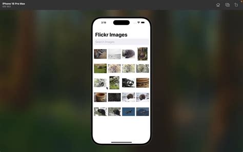 Shobhakar Tiwari On Linkedin Iosdevelopment Swift Swiftui Mvvm Imagecaching Flickrapp