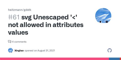 svg unescaped