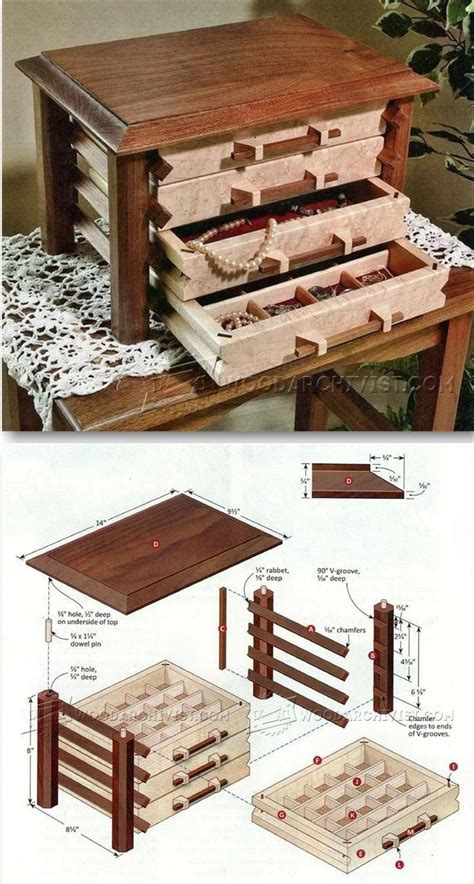 Simple Wooden Jewelry Box Plans