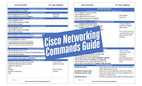 Master Cisco Networking With Our Free Commands 17 Page Pdf
