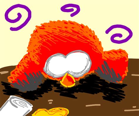 Elmo Sacrifices Kermit To The Devil Drawception