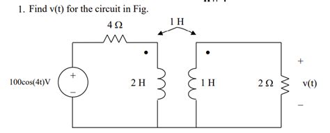 solved 1 find v t for the circuit in fig