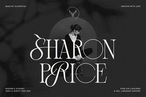 Bespoke Display Elegant Serif And Script Font Duo Behance