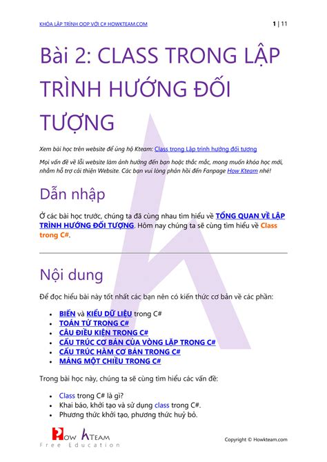 SOLUTION Class Trong Lap Trinh Huong Doi Tuong Studypool