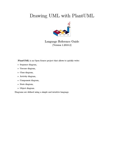 plantumllanguagereference guide pdf pdf method computer