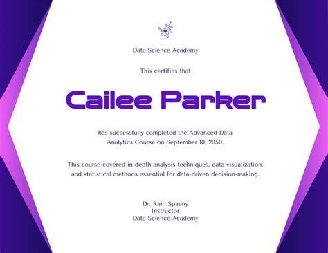 Free Creative Completion Certificate Template To Edit Online