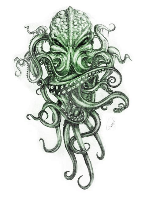 Cthulhu Tentacles Colour By Zerofoxfaceless On Deviantart