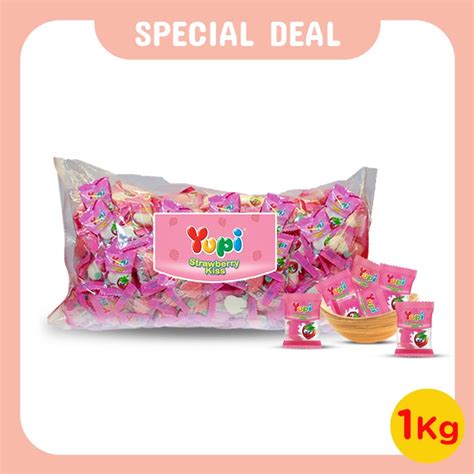 Jual Yupi Strawberry Kiss Iwp 1000 Gram Shopee Indonesia