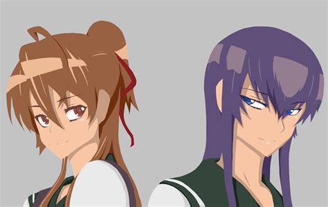 Download Saeko Busujima Rei Miyamoto Anime Highschool Of The Dead Hd